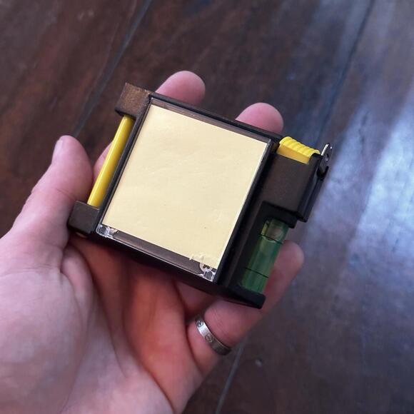 Other | Tape Measure With A Level And Small Pad Paper Vintage Cm Old ...
